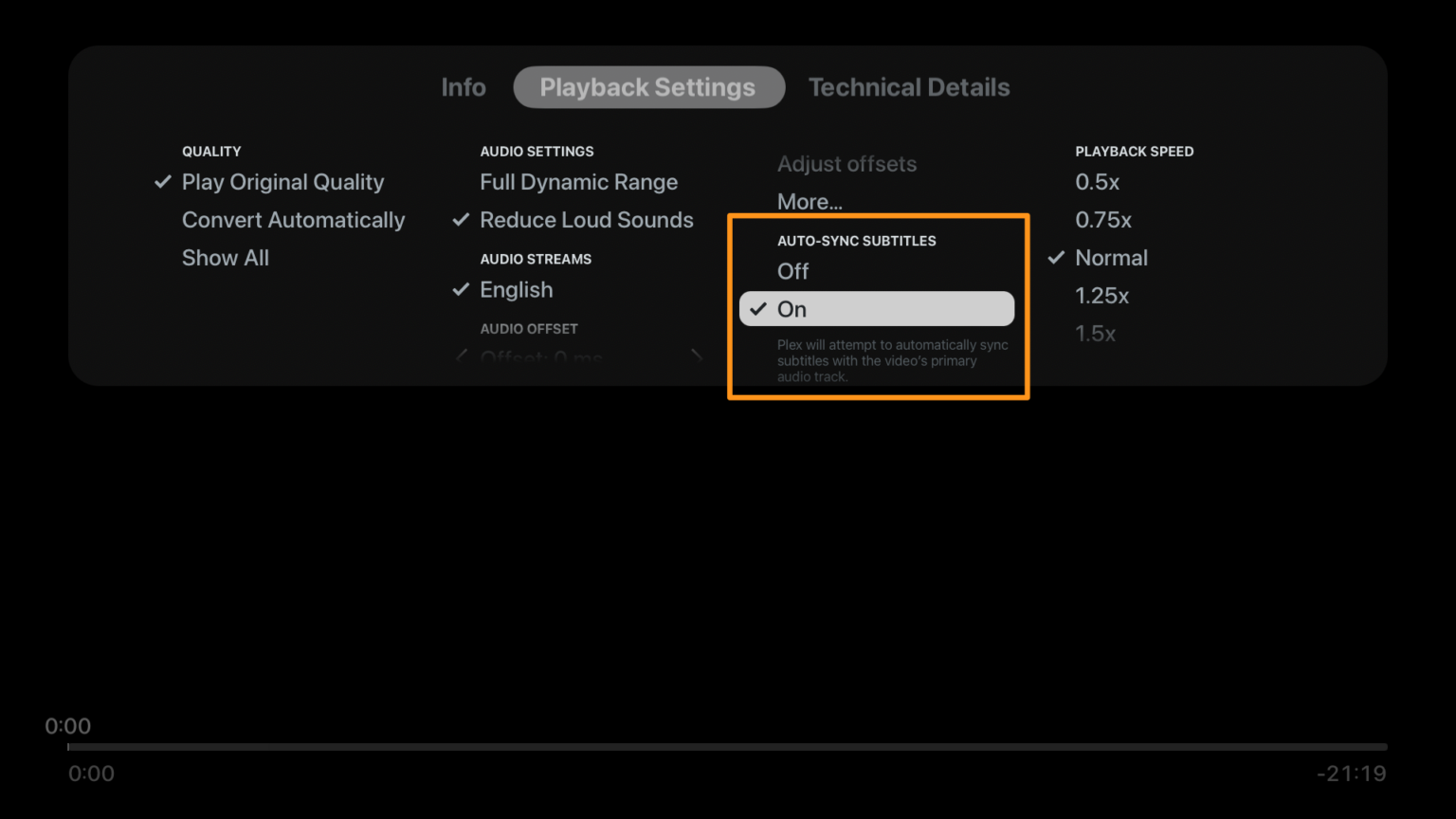 Auto-Sync Subtitles | Plex Support